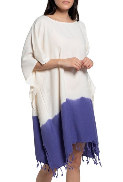 Lalay El Dokuma Batik Tunik Plaj Kıyafeti Pamuk Bambu Lalay El Dokuma Batik Tunik Plaj Kıyafeti Pamuk Bambu