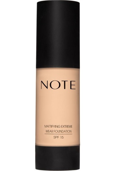 Note Mattifying Extreme Wear Fondöten 02 Natural Beige