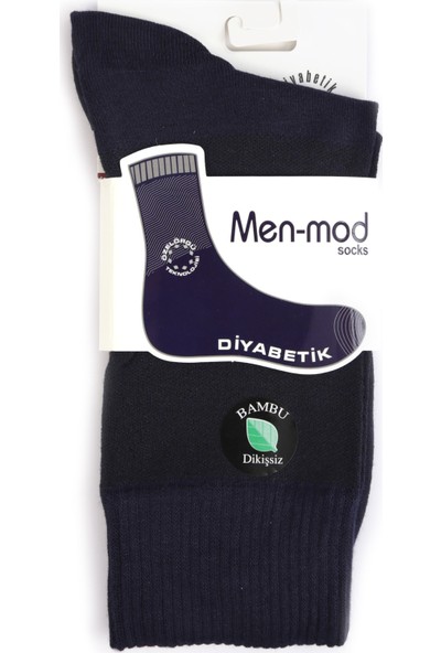 Menmod 4'lü Diyabetik (Şeker) Erkek Çorabı