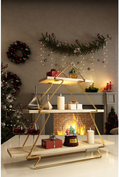 Bino Düzenleyici Organizer Servis Sunum Ikramlık, Mutfak Sehpası Gold Masa Üstü Modeli Bino Düzenleyici Organizer Servis Sunum Ikramlık, Mutfak Sehpası Gold Masa Üstü Modeli