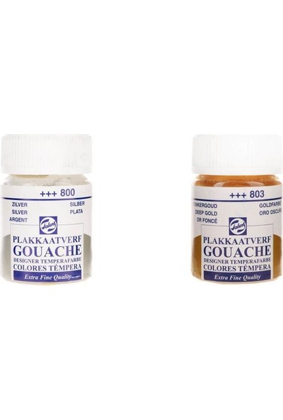 Talens Metalik Guaj Boya 16 ml 2'li Set 800-803