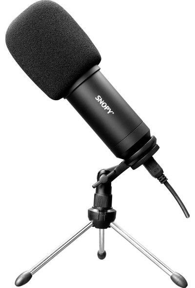 Snopy SN-04P Siyah Çok Amaçlı Profesyonel Masaüstü Mikrofon Kiti