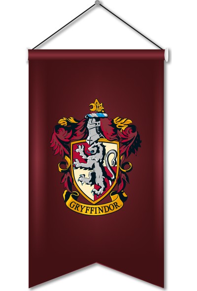 Sihir Dükkanı Lisanslı %100 Saten Kırlangıç Kesim Büyük Flama Model : Gryffindor 50X75CM Sihir Dükkanı Lisanslı %100 Saten Kırlangıç Kesim Büyük Flama Model : Gryffindor 50X75CM