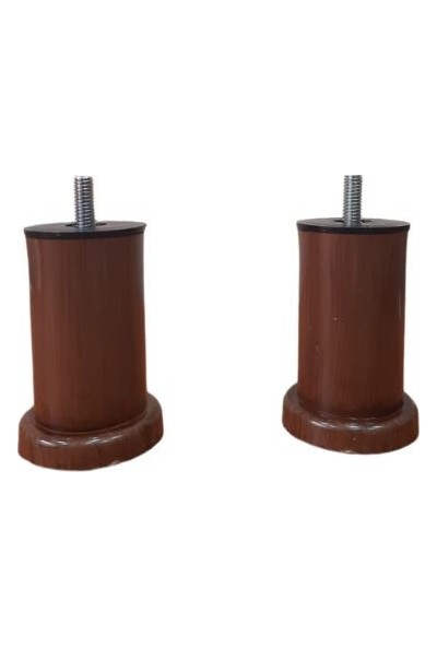 Adilon 10 cm Kahve Baza, Yatak, Koltuk, Kanepe Ayağı Civatalı M10 (Kalın Diş) (2 Adet) Adilon 10 cm Kahve Baza, Yatak, Koltuk, Kanepe Ayağı Civatalı M10 (Kalın Diş) (2 Adet)