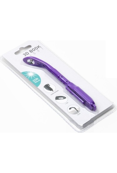 Pape LED Book Light Kitap Okuma Işığı Mor Pape LED Book Light Kitap Okuma Işığı Mor