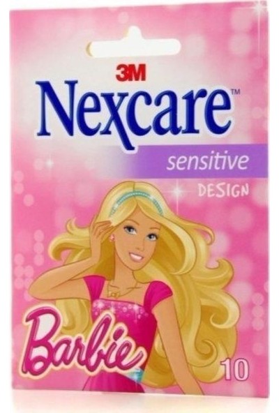 3m Nexcare Sensetive Desing Barbie 10'lu Yara Bandı 3m Nexcare Sensetive Desing Barbie 10'lu Yara Bandı