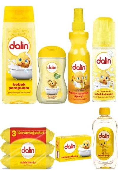 Dalin Bebek Bakım Seti 7 Parça