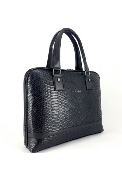 Ladystyle Kadın Anakonda Siyah Essecia Leptop Evrak Çantası Ladystyle Kadın Anakonda Siyah Essecia Leptop Evrak Çantası