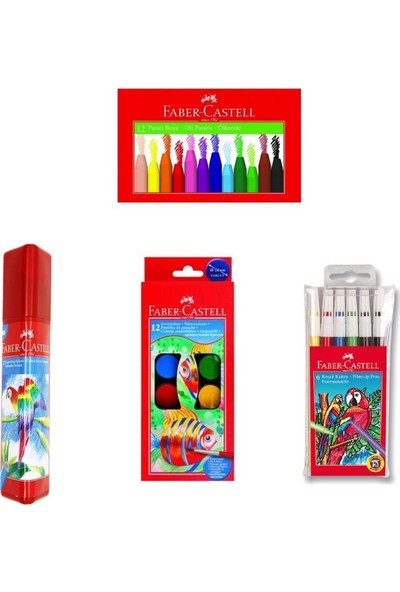 Faber-Castell Boyama Seti 4'lü