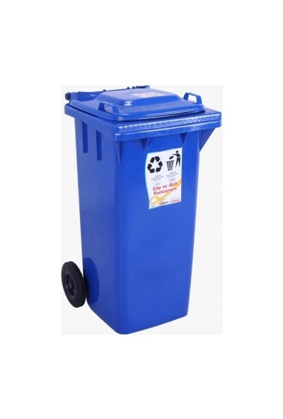 Sağlam Plastik Çöp Ve Atık Konteyneri 120 lt Tekerlekli Sağlam Plastik Çöp Ve Atık Konteyneri 120 lt Tekerlekli