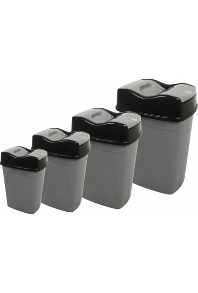 Sağlam Plastik 4'Lü Girdap Çöp Kovası Set (10-15-25-30 lt) Sağlam Plastik 4'Lü Girdap Çöp Kovası Set (10-15-25-30 lt)