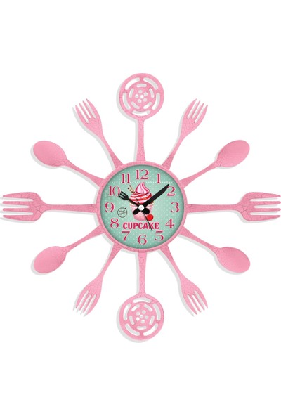 Galaxy D-133 Sessiz Akar Cupcake Görselli 40 cm Mutfak Duvar Saati Galaxy D-133 Sessiz Akar Cupcake Görselli 40 cm Mutfak Duvar Saati