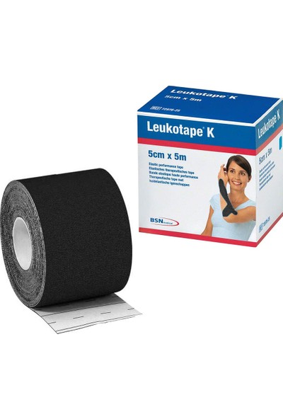 Leukotape Sporcu Bandı 5cm x 5m Siyah