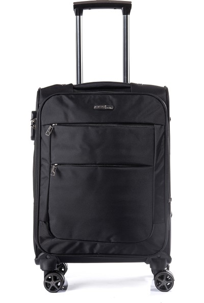 Ççs Kumaş Büyük Boy Valiz Siyah