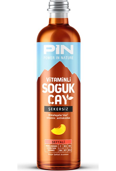 Pin Vitaminli Soğuk Çay Şeftali - 250 ml x 12 Adet