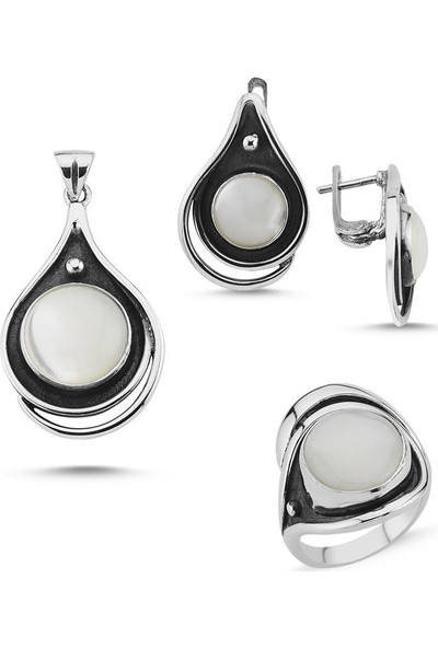 Angemiel Sedef Taşlı El Işi Set Angemiel Sedef Taşlı El Işi Set