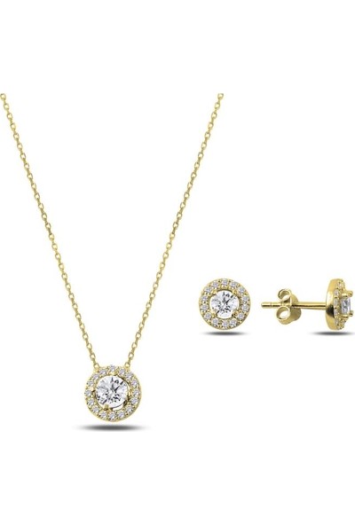 Angemiel Yuvarlak Zirkon Taşlı Set Angemiel Yuvarlak Zirkon Taşlı Set