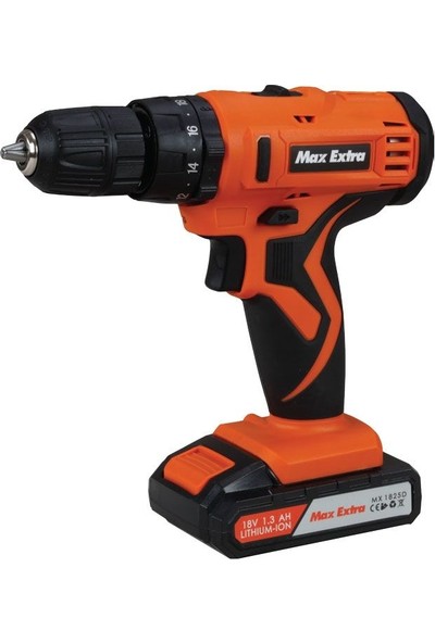 Max Extra Max-Extra MX1825D Çantalı Darbeli Akülü Matkap Max Extra Max-Extra MX1825D Çantalı Darbeli Akülü Matkap