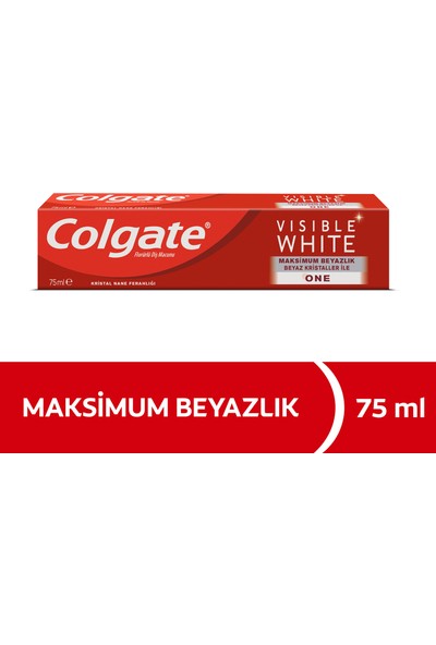 Colgate Visible White Maksimum Beyazlık Diş Macunu 75 ml Colgate Visible White Maksimum Beyazlık Diş Macunu 75 ml