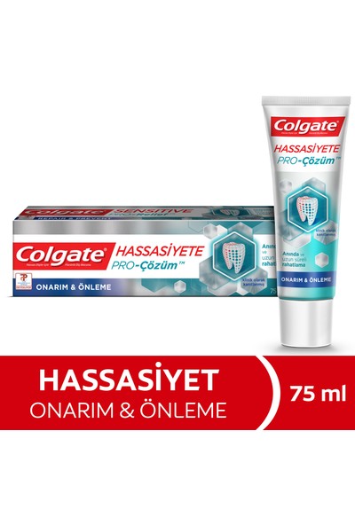 Colgate Hassasiyete Pro Çözüm Onarım ve Önleme Sensitive Sensitive Pro Relief Diş Macunu 75 ml Colgate Hassasiyete Pro Çözüm Onarım ve Önleme Sensitive Sensitive Pro Relief Diş Macunu 75 ml