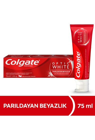 Colgate Optic White Parıldayan Beyazlık Beyazlatıcı Diş Macunu 75 ml Colgate Optic White Parıldayan Beyazlık Beyazlatıcı Diş Macunu 75 ml