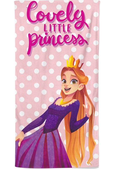 Movebeach Prenses Desenli Çocuk Plaj Havlusu, Banyo Havlusu Movebeach Prenses Desenli Çocuk Plaj Havlusu, Banyo Havlusu