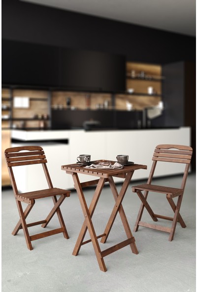Meya Dekor Minderli 60x60 cm Masalı Balkon Bahçe 3’lü Katlanabilir Bistro Set 2 Sandalye 1 Masa Meya Dekor Minderli 60x60 cm Masalı Balkon Bahçe 3’lü Katlanabilir Bistro Set 2 Sandalye 1 Masa