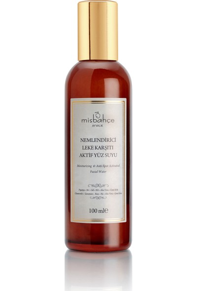 Misbahçe Nemlendirici Leke Karşıtı Aktif Yüz Suyu 100 ml