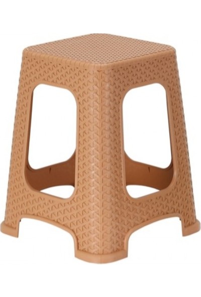 Mandella Sağlam Plastik Star Rattan Orta Tabure (6 Adet) Mandella Sağlam Plastik Star Rattan Orta Tabure (6 Adet)