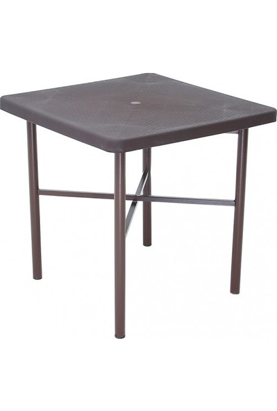 Mandella 80x80 Zeugma Metal Ayaklı Masa