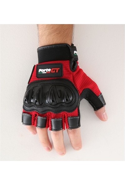 Gt Motosiklet Eldiveni Gt 10 P Korumalı Parmaksız Siyah Kırmızı X-Large Gt Motosiklet Eldiveni Gt 10 P Korumalı Parmaksız Siyah Kırmızı X-Large