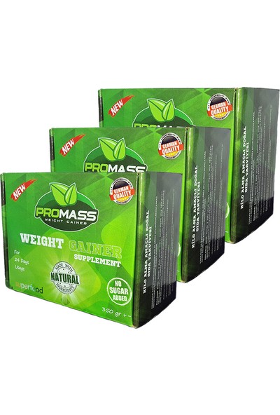 Promass Kilo Almaya Yardımcı Doğal Gıda Takviyesi 3 Adet Promass Kilo Almaya Yardımcı Doğal Gıda Takviyesi 3 Adet