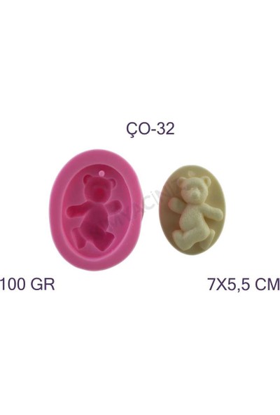 Kimyacınız Ayıcık Silikon Kalıp (Ço-32)