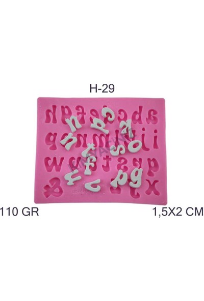 Kimyacınız Silikon Harf Kalıbı / H-29