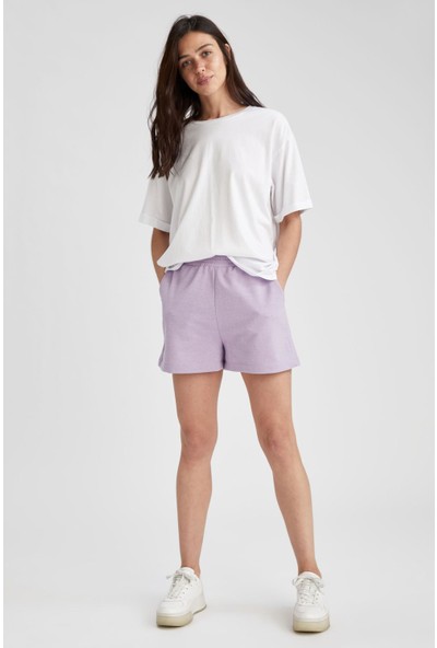 DeFacto Regular Fit Geri Dönüşümlü İnce Sweatshirt Kumaşı Şort U3357AZ21SP DeFacto Regular Fit Geri Dönüşümlü İnce Sweatshirt Kumaşı Şort U3357AZ21SP