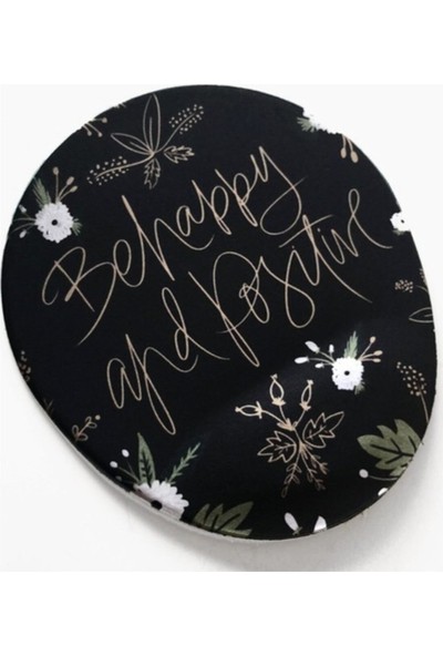 4K Bilek Destekli Mouse Pad Be Happy