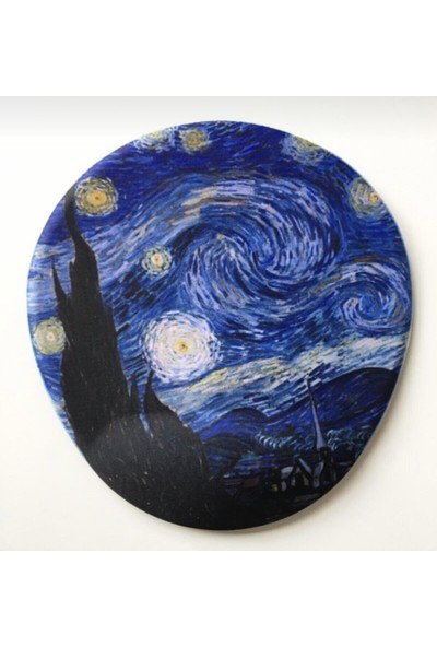 4K Starry Night Bilek Destekli Mouse Pad