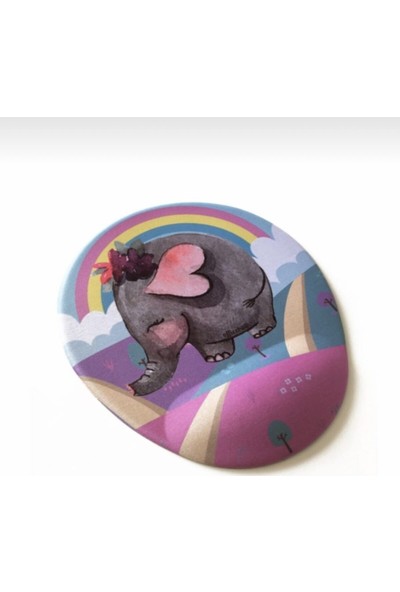 4K Fil Desenli Bilek Destekli Mouse Pad