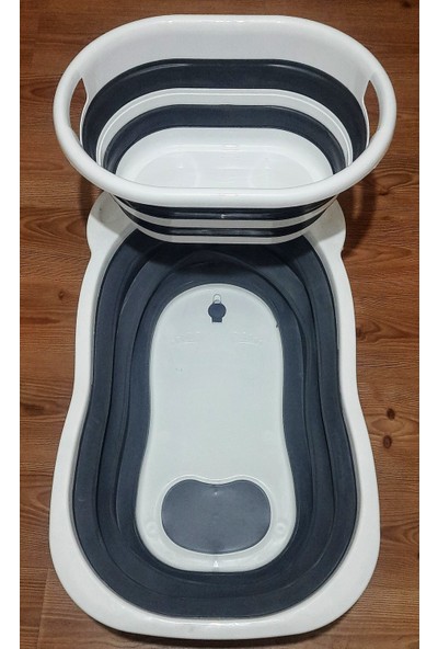 Katlanır Bebek Küveti ve Katlanır Çamaşır Sepeti