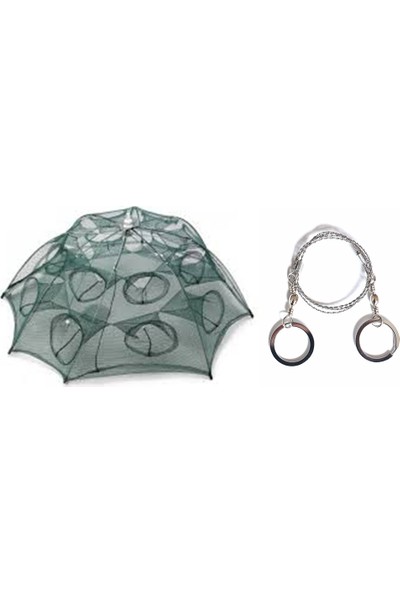 Turkish A2Z 6 Gözlü Balık Yengeç Ağı Tuzağı ve Tel Testere Turkish A2Z 6 Gözlü Balık Yengeç Ağı Tuzağı ve Tel Testere