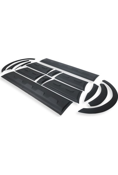 Cappafe Ford Transit Dodik Seti Abs Mat Siyah K.ş. 12 Parça 2006-2013 Cappafe Ford Transit Dodik Seti Abs Mat Siyah K.ş. 12 Parça 2006-2013