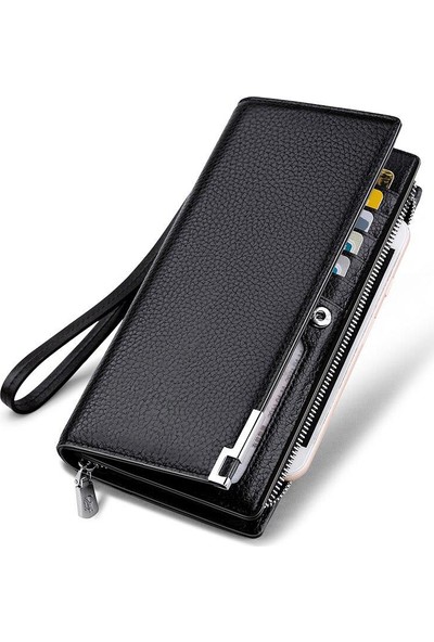 Laorentou Erkek El Yapımı Italyan Deri Cüzdan