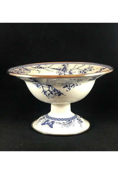 Miss Betty 20 Cm Emaye Ayaklı Meyvelik Miss Betty 20 Cm Emaye Ayaklı Meyvelik