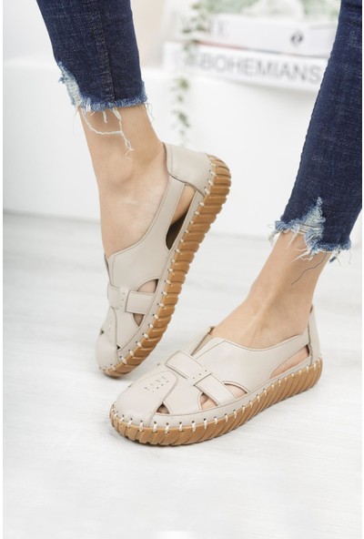 Diego Carlotti Deri Kadın Günlük Sandalet