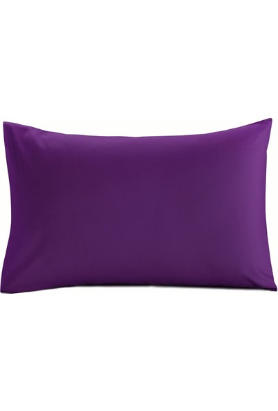 Elfin 2'li Yastık Kılıfı 50 x 70 cm +20 cm Kapaklı Mor