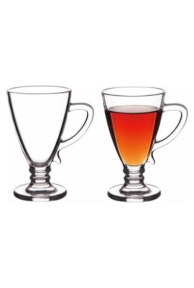 Perotti Federico Kulplu 6'lı Cam Çay Bardağı 11876 Perotti Federico Kulplu 6'lı Cam Çay Bardağı 11876