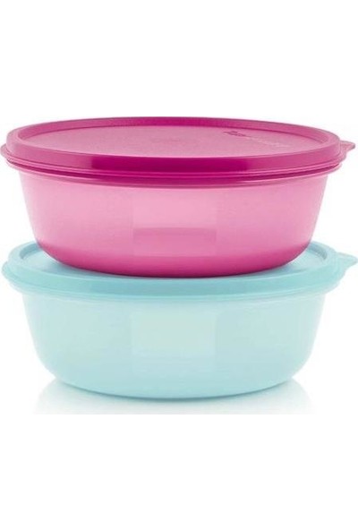 Tupperware Buzdolabı Kapları 2'li 600 ml Tupperware Buzdolabı Kapları 2'li 600 ml