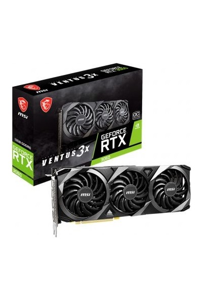MSI VGA GEFORCE RTX 3060 VENTUS 3X 12G OC RTX3060 12GB GDDR6 192B DX12 PCIE 4.0 X16 (3XDP 1XHDMI) MSI VGA GEFORCE RTX 3060 VENTUS 3X 12G OC RTX3060 12GB GDDR6 192B DX12 PCIE 4.0 X16 (3XDP 1XHDMI)