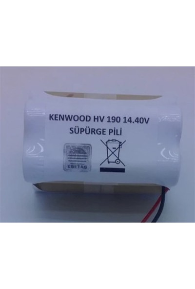 İNFOSTAR Kenwood Şarjlı Süpürge Için 14.4V 1.3AH Nicd Süpürge Pili