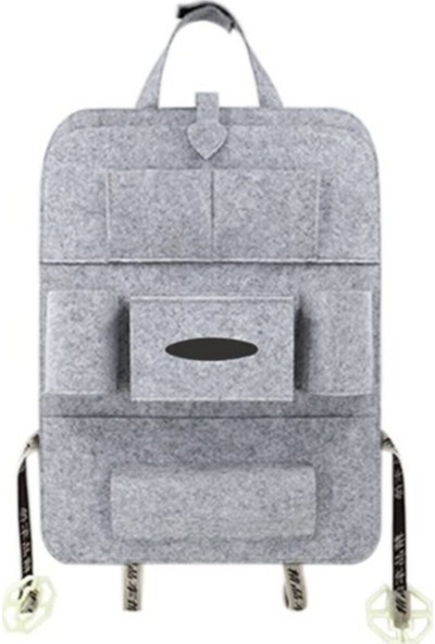 Ankaflex Araç İçi Koltuk Arkası Düzenleyici Pratik Cepli Araç Çantası Keçe Organizer